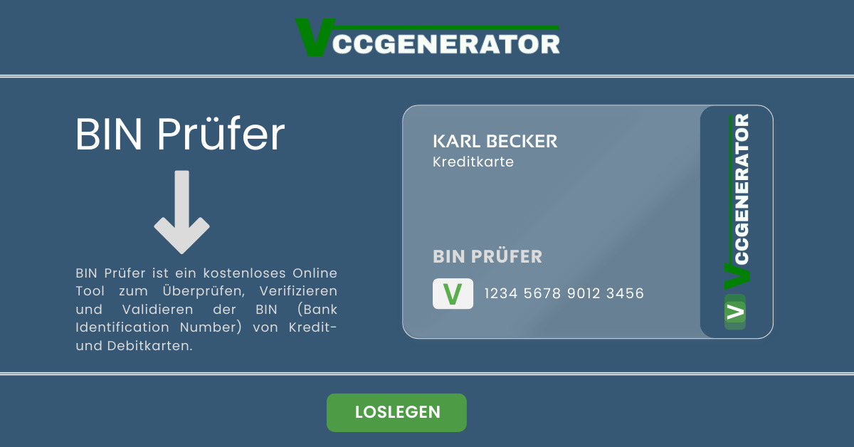 BIN Prüfer - VCCGenerator